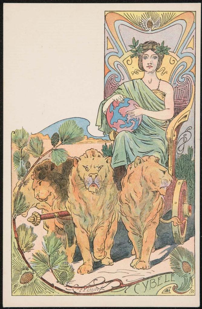 Cybèle, déesse mère du monde sauvage – La Nymphe et la Sorcière